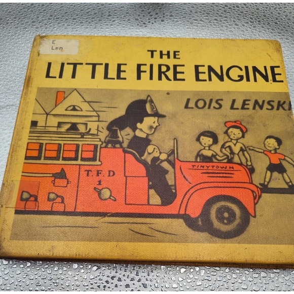 Kitchen | The Little Fire Engine 1946 Lois Lenski Vintage Hardcover ...
